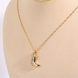 Urban Outfitters | Jewelry | Gold Cowboy Boot Pendant Necklace | Poshmark